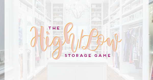 IHeart Organizing: The High/Low Storage Game: November 2016