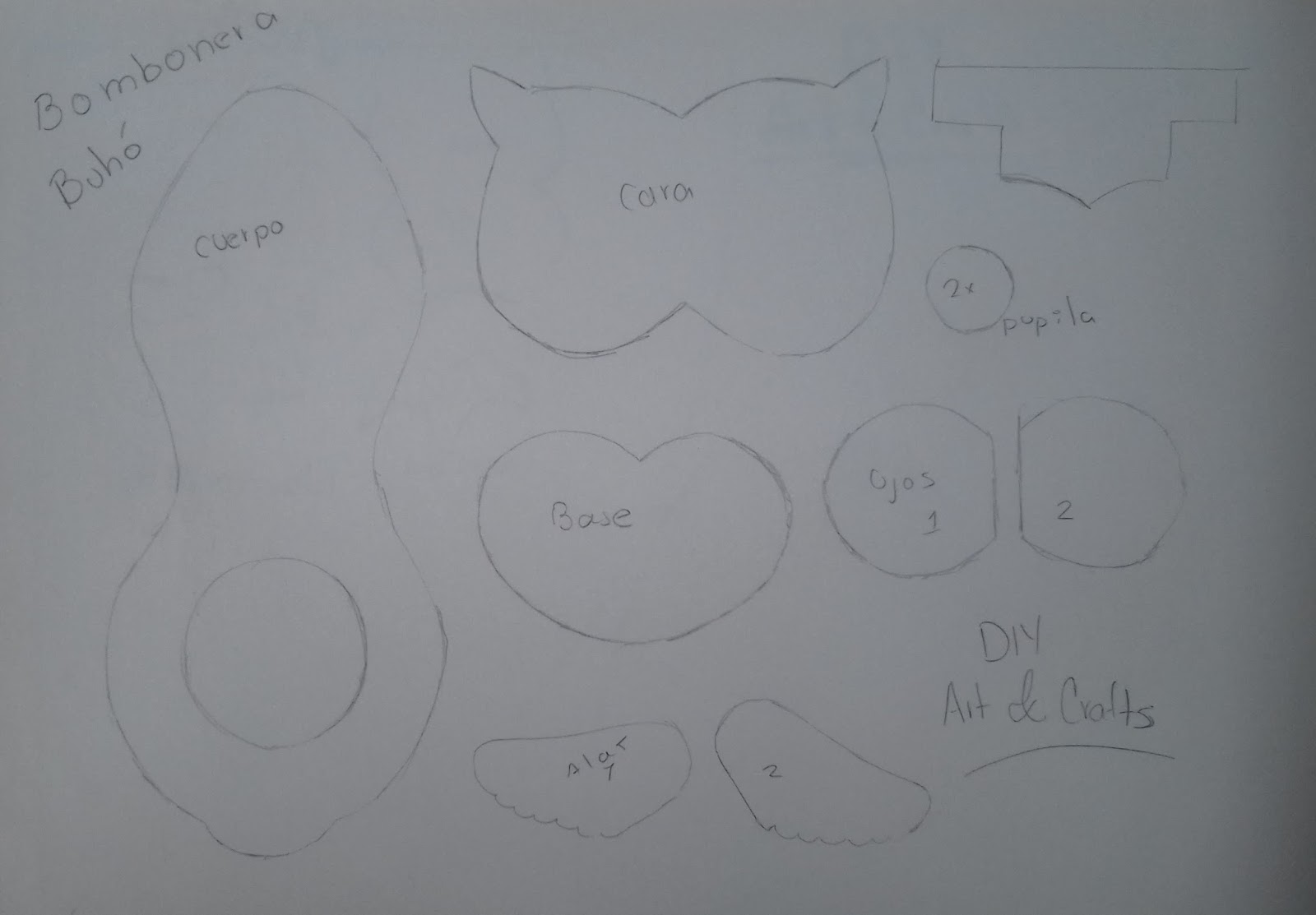 Porta bombones búho graduado