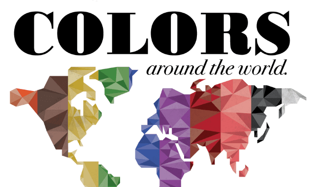 Colors Around the World #Infographic - Visualistan