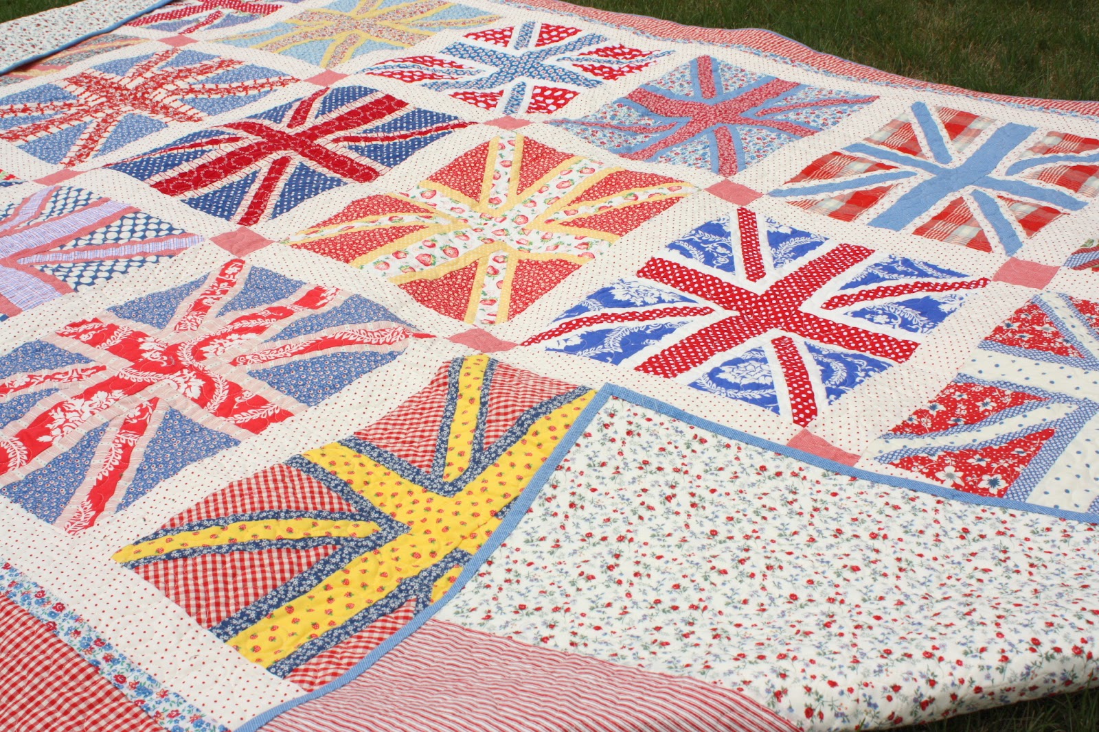 Union Jack Quilt Pattern
