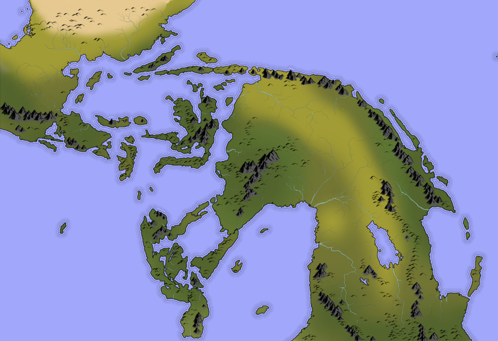 Paper Elemental: Map: Ice Age Sundaland