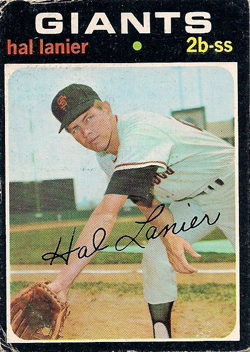 Topps 1971: no. 181 - hal lanier