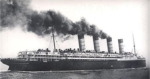 Historical Triumphs and Disasters: The sinking of the Lusitania
