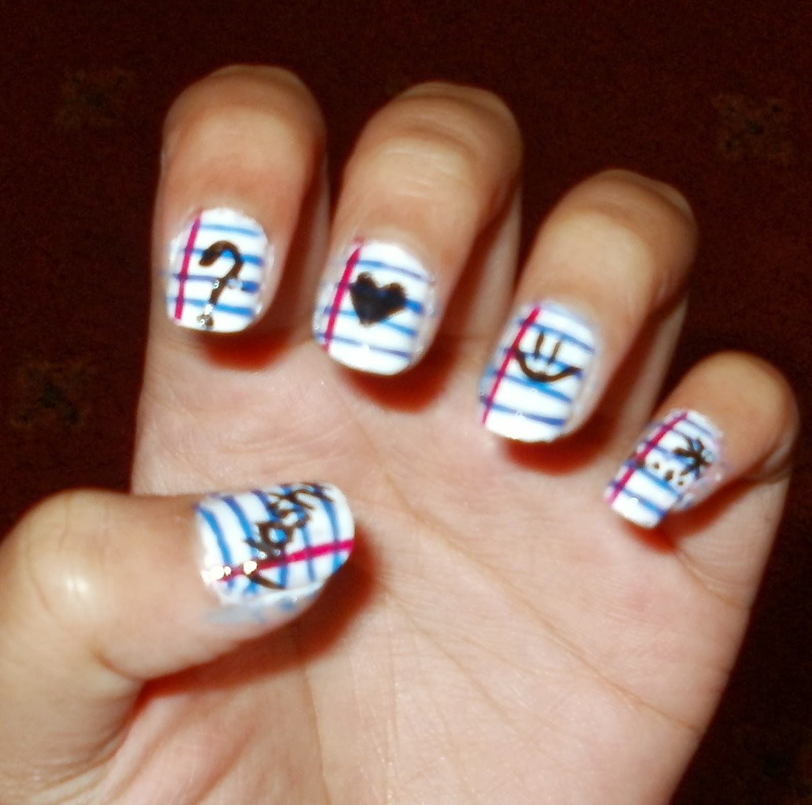 Noshin's Nail Base: Notebook Nails