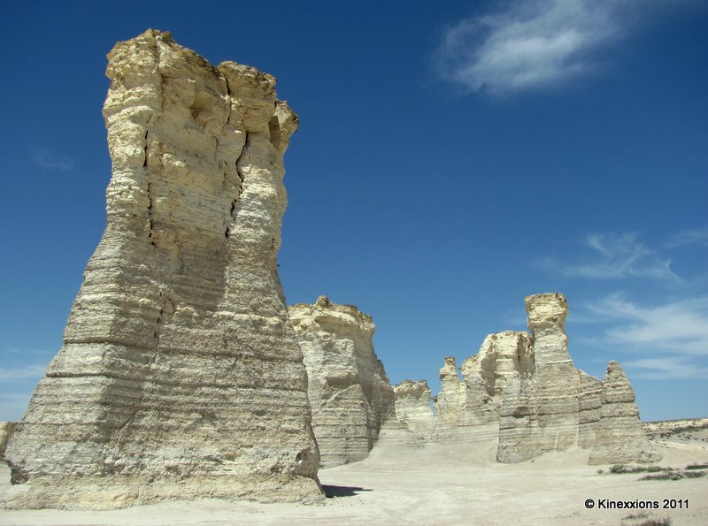 kinexxions: Monument Rocks aka Chalk Pyramids