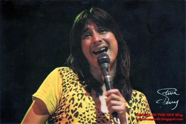 WHEEL IN THE SKY: Journey Force Post Card from 1981 featuring Steve Perry