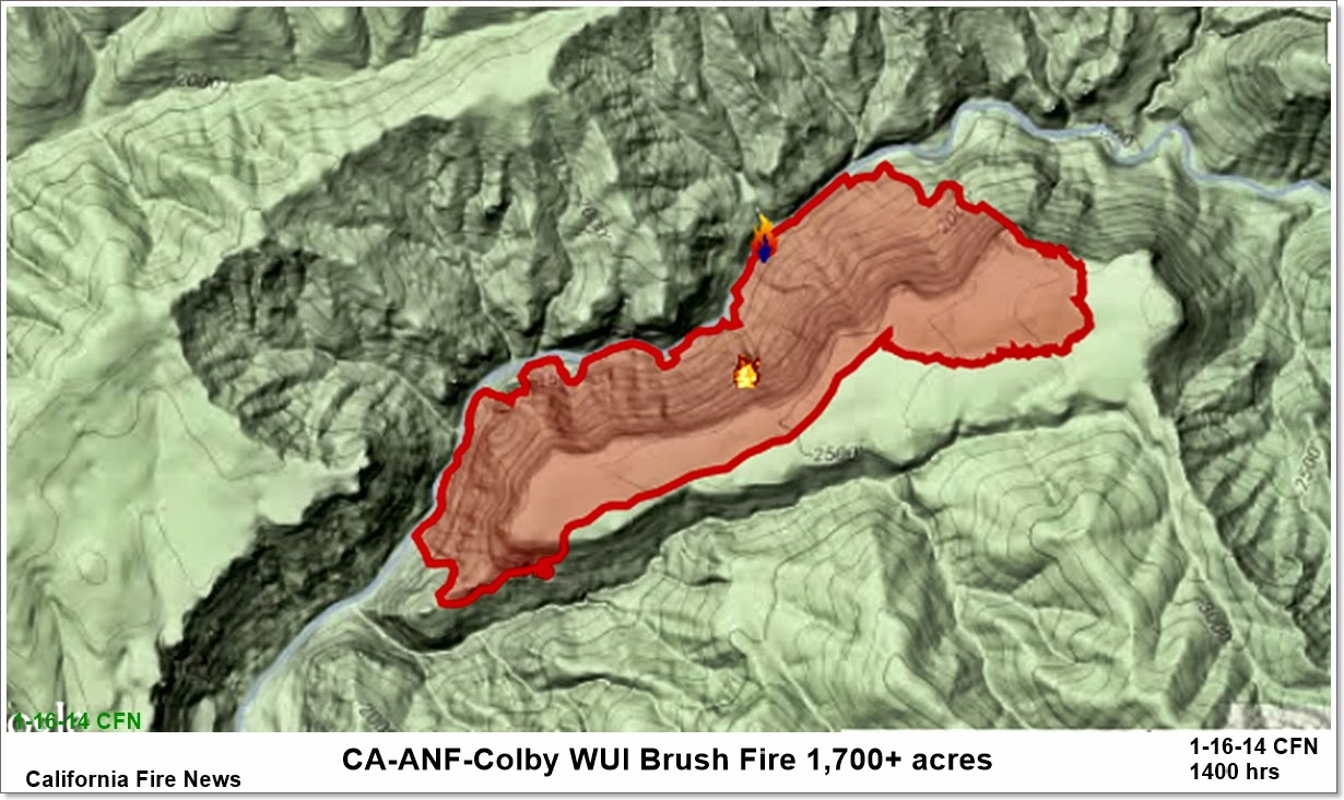 CFN - CALIFORNIA FIRE NEWS - CAL FIRE NEWS : CA-ANF-#ColbyFire WUI ...