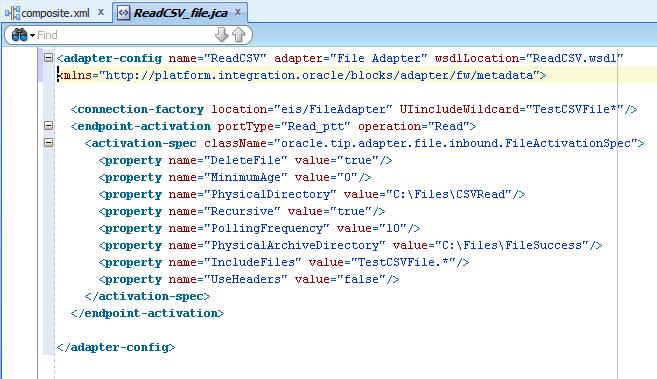 Oracle Fusion Middleware Fault Handling In File Adapter For Csv And Xml Files In Soa 11g