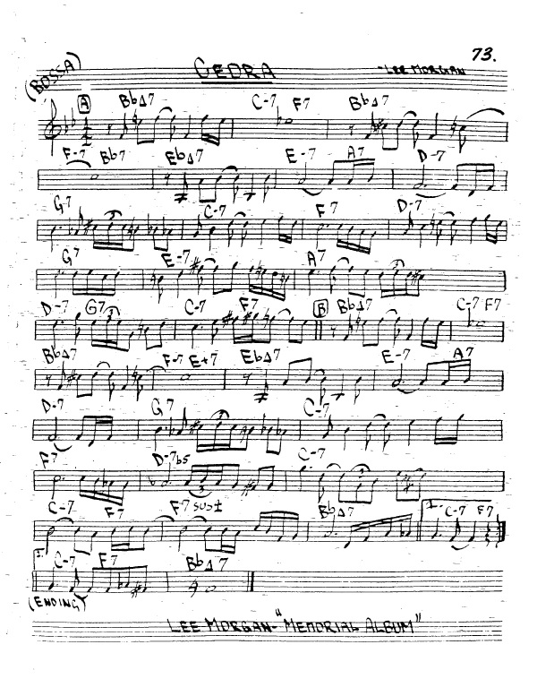 Lee Morgan - Ceora | Partituras para Trompeta