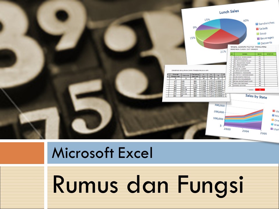 Tutorial Rumus dan Fungsi di Ms. Excel