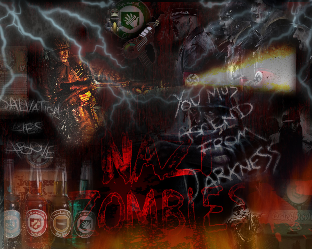 Go Green: Nazi Zombies Wallpaper