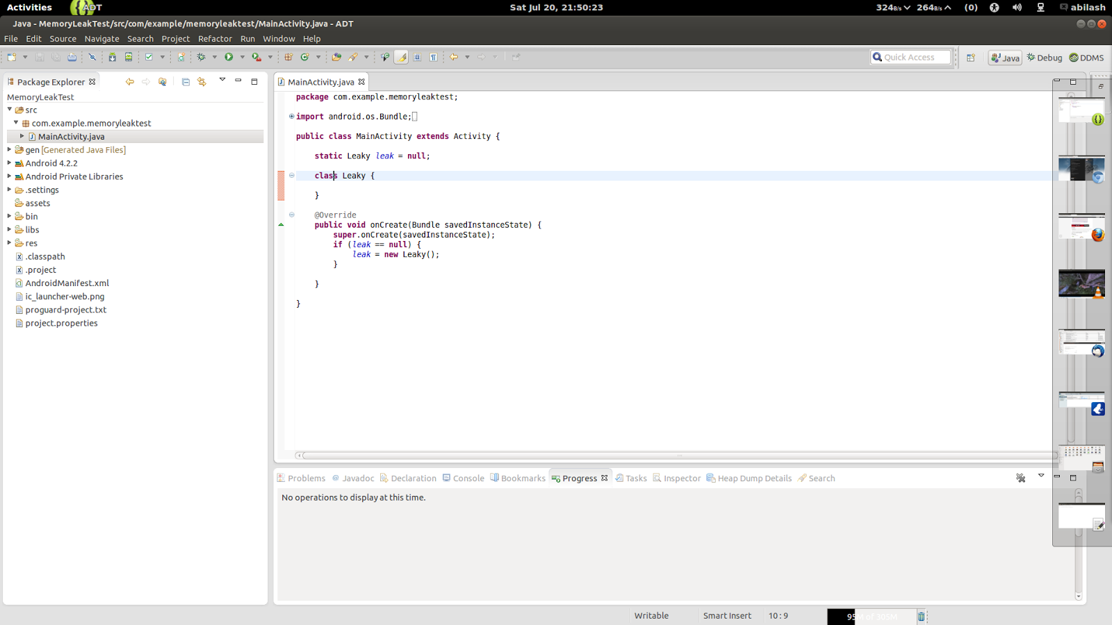 Android MAT memory leak analysis tutorial