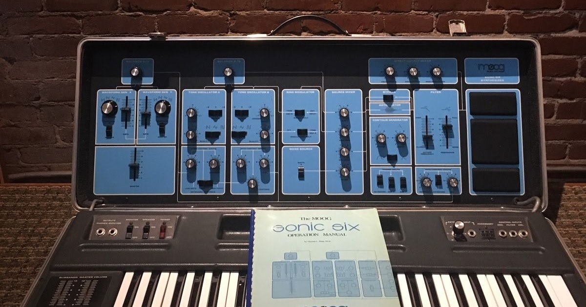 MATRIXSYNTH: Moog Sonic Six - Vintage Analog Synthesizer