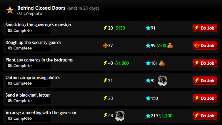 Mafia Wars by Zynga: Behind closed doors Event - Mafia Reloaded