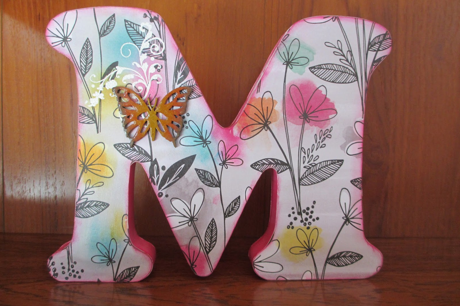 CocinaArt: Letra M decorada