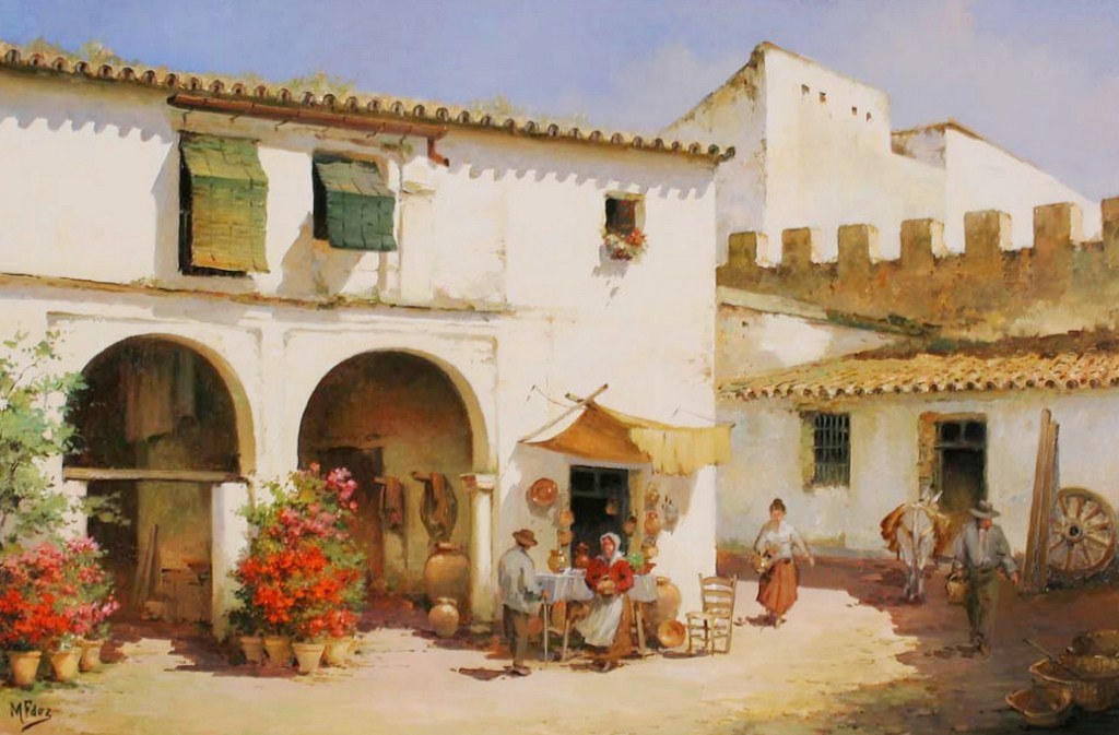 Arte Pinturas Óleo: Pinturas, Paisajes Coloniales