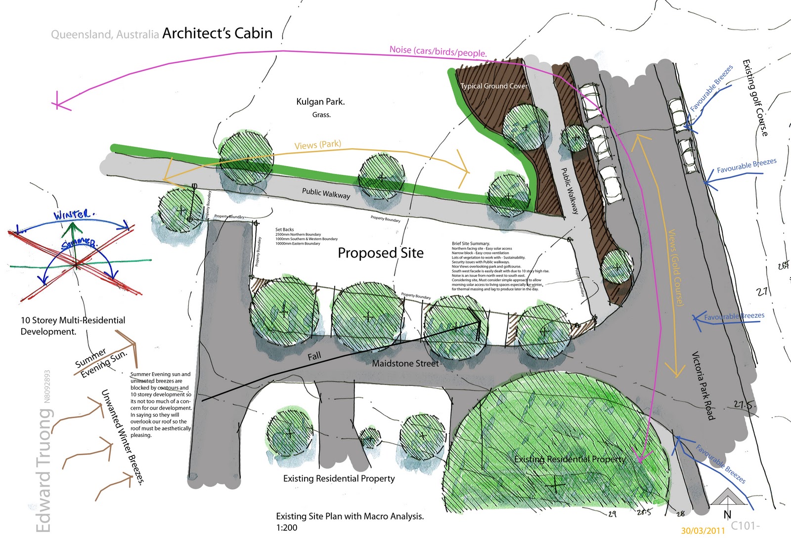 QUT Architecture (DE40): Project 1C: Architect's Cabin