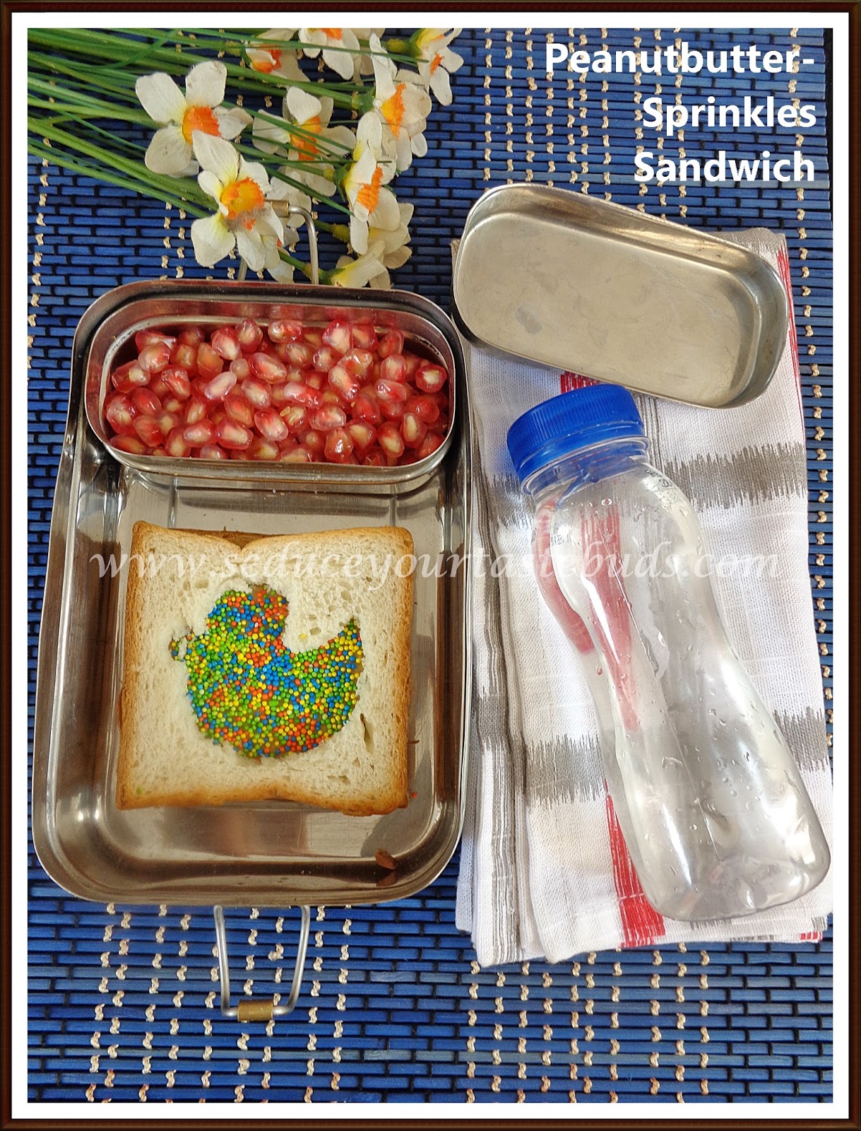 Kids Lunch Box Series #1| Peanutbutter & Sprinkles Sandwich,Pom ...