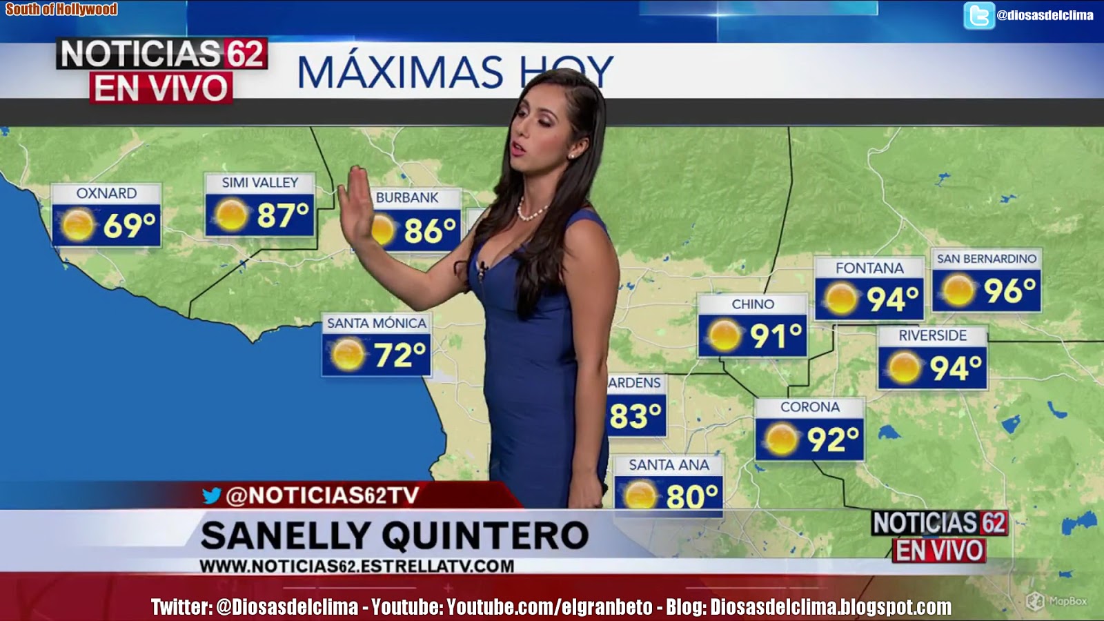 Las diosas del clima: Sanelly Quintero