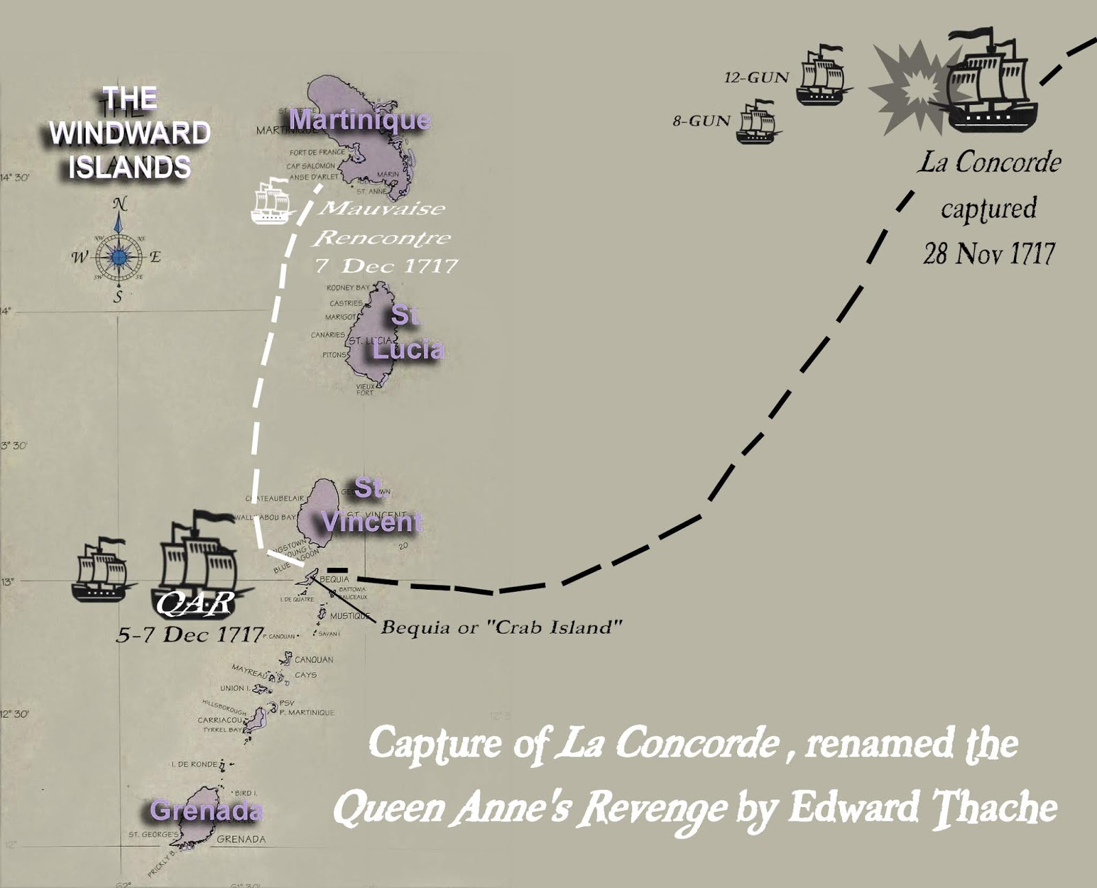 B.C. Brooks: A Writer's Hiding Place: La Concorde de Nantes Captured!