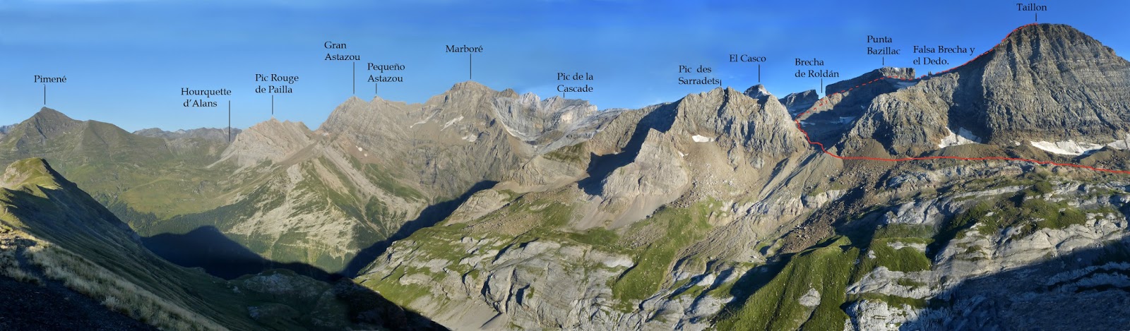 rocayflor: Pico Taillon por la Brecha de Roland