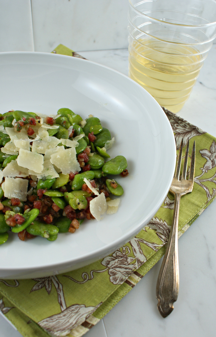 Authentic Suburban Gourmet: Sauteed Fava Beans & Pancetta