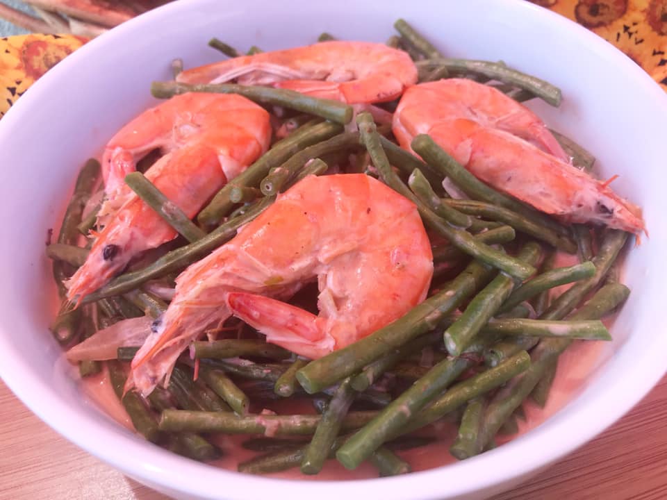 Ginataang Sitaw with Hipon