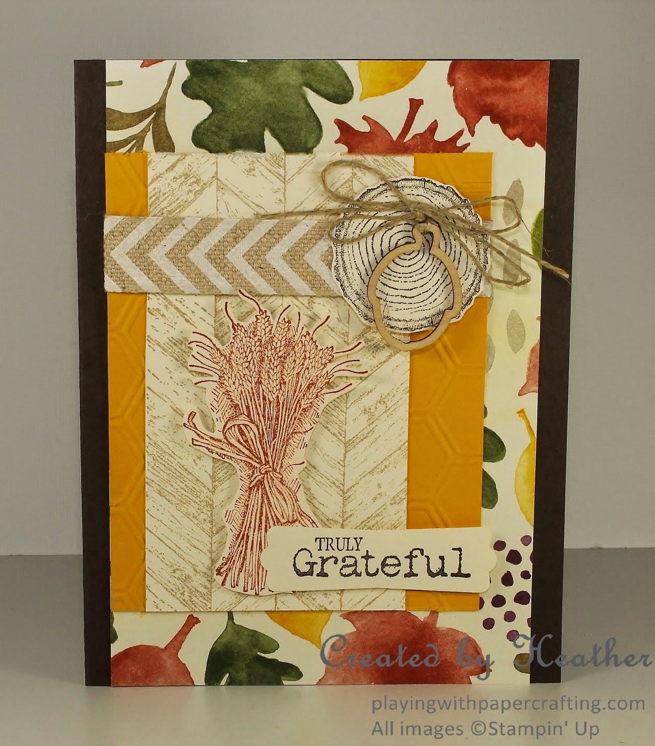 Playing with Papercrafting: Truly Grateful