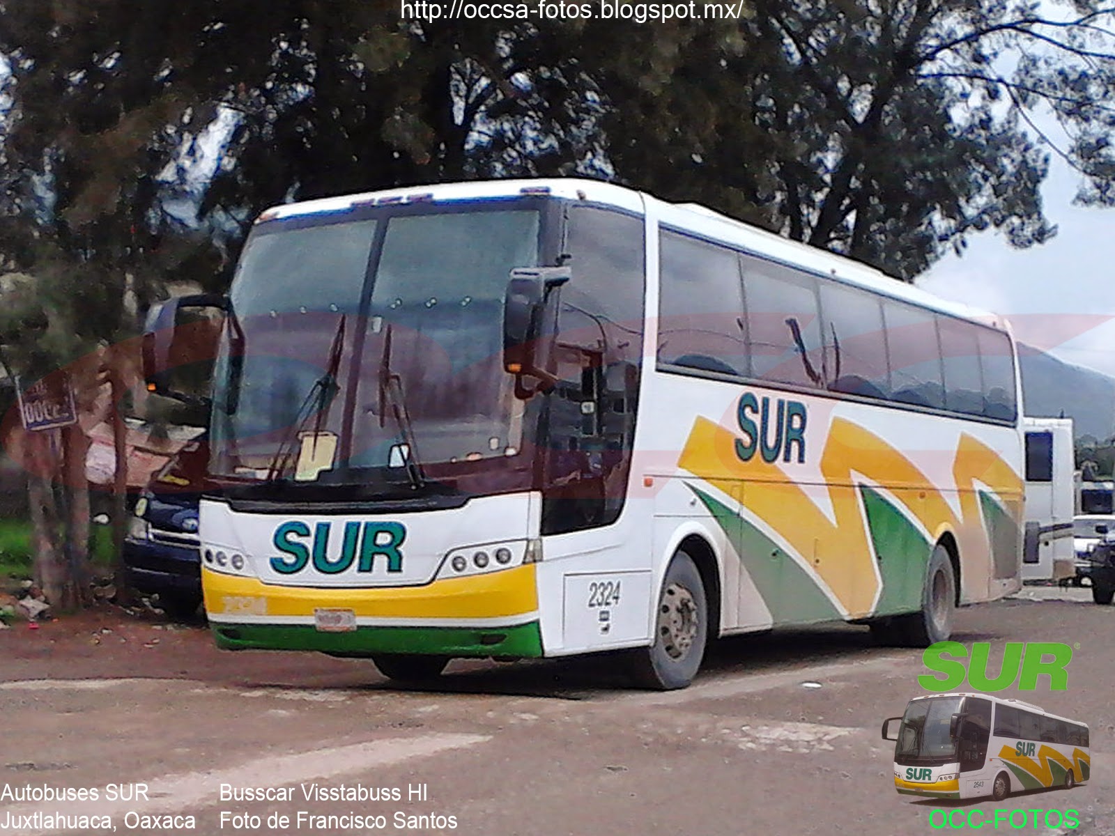 Ómnibus Cristóbal Colón SA: Autobuses SUR