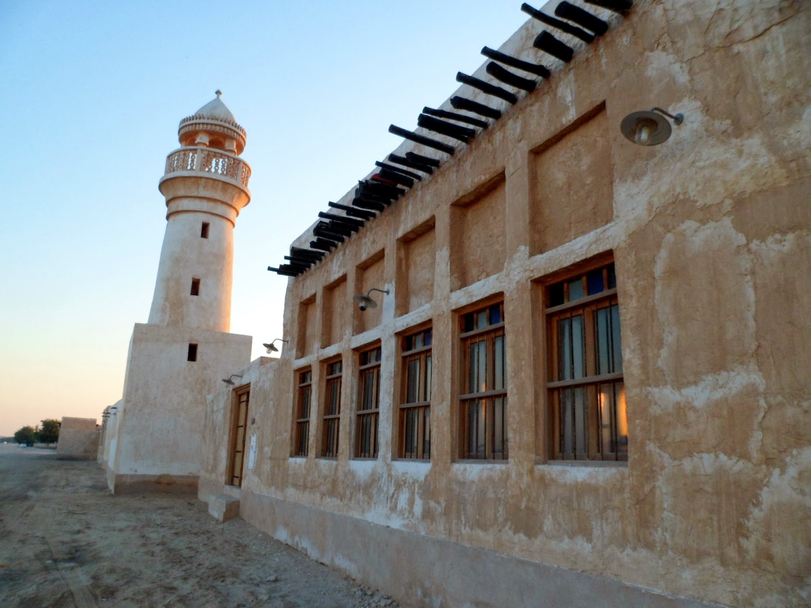 Old Building at Al Wakra Beach Port Historic architecture