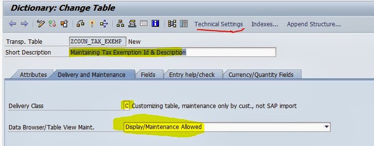 Creating Node in SPRO for Customizing Table - Sap 4 All