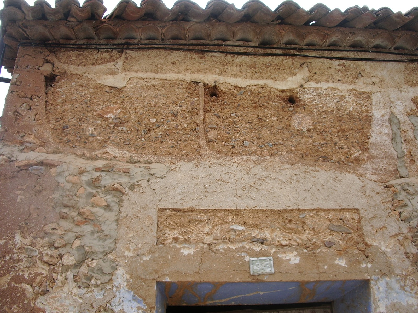 plenas: El tapial en Plenas (4) Tapial reforzado con brencas