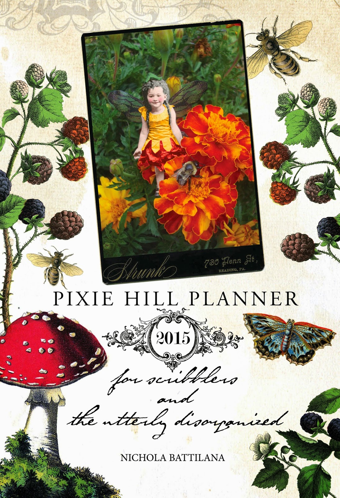 Pixie Hill: Garden faeries and something to scribble in