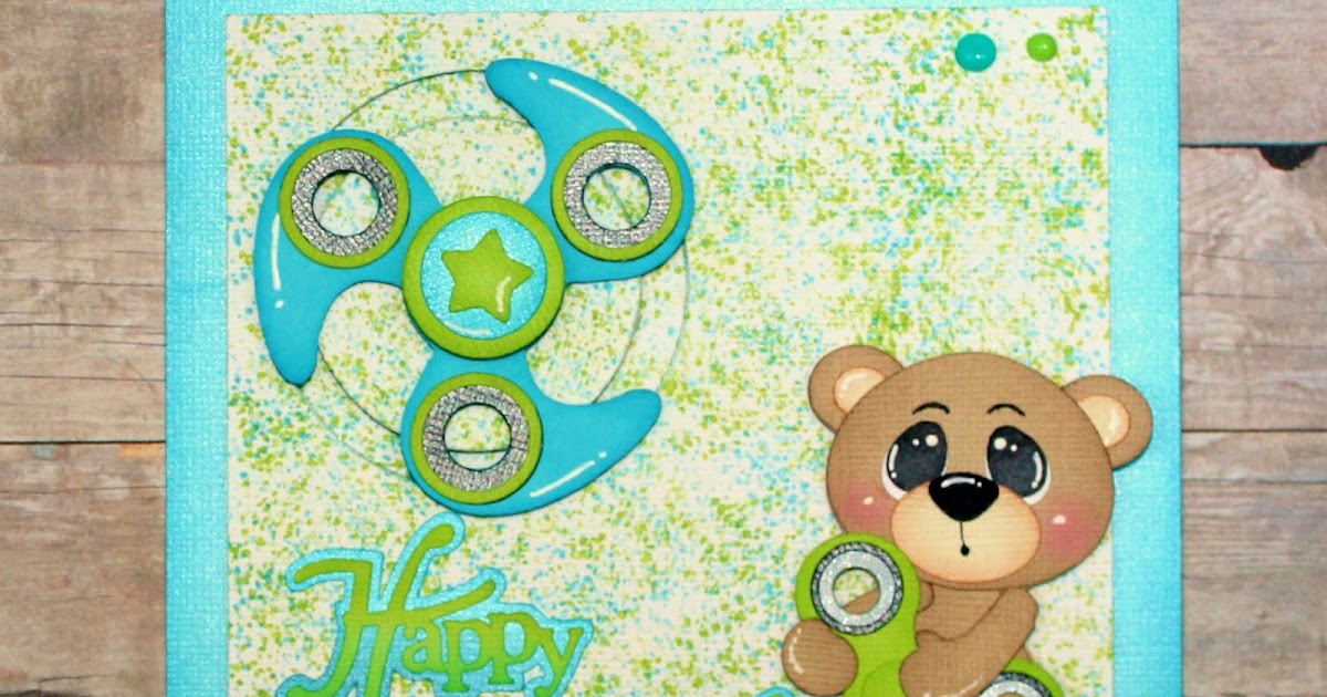 kaDoodle Bug Designs Blog: Fidget Spinner Card