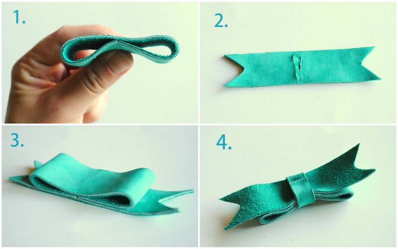 Spunky Junky: Leather Bow Headband TUTORIAL