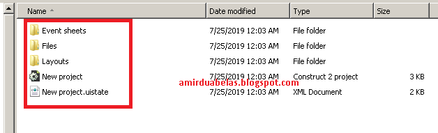 CARA MEMBUKA PROJECT CONSTRUCT 2 DI VERSI CONSTRUCT 2 SEBELUMNYA - Amir12