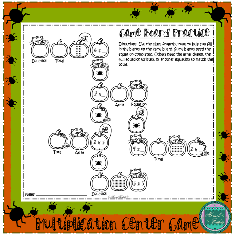 Morsel Tidbits: Pumpkin Patch Match