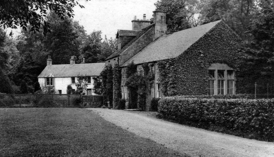 Tour Scotland: Old Photograph Vinney Den House Letham Scotland