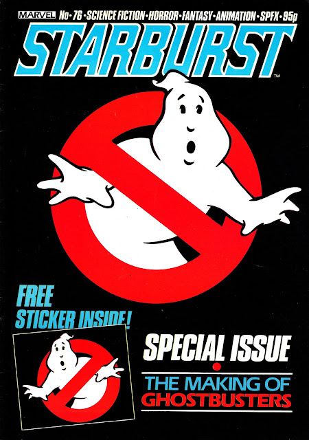 STARLOGGED - GEEK MEDIA AGAIN: 1984: GHOSTBUSTERS IN STARBURST MAGAZINE ...
