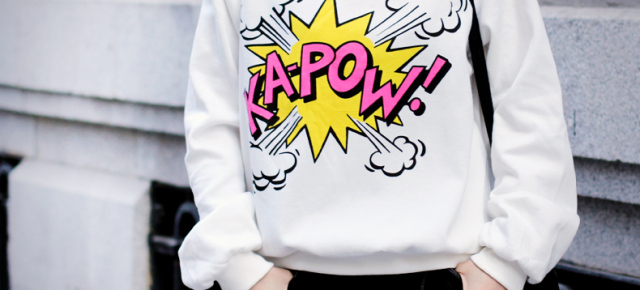Blog 4 contra 1: TENDENCIA: ESTAMPADO DE COMIC O POP ART