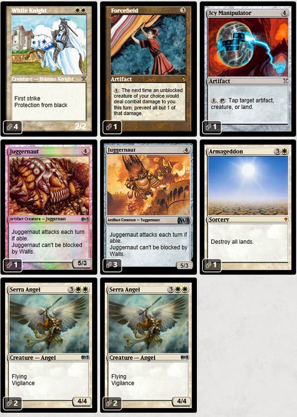 Magic the Gathering Adventures: [Vintage] Mono White Limited Edition ...