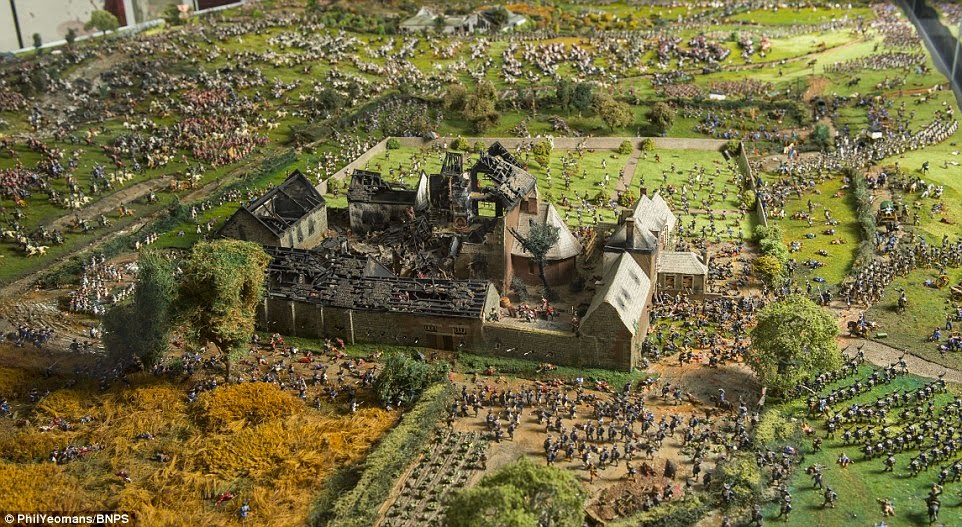 History in 1/72: The Waterloo Diorama at the Green-Jackets Museum in ...