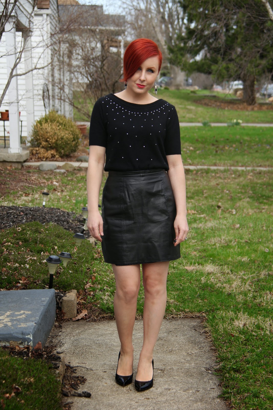 Thrift and Shout: Cute Outfit of the Day: All Black