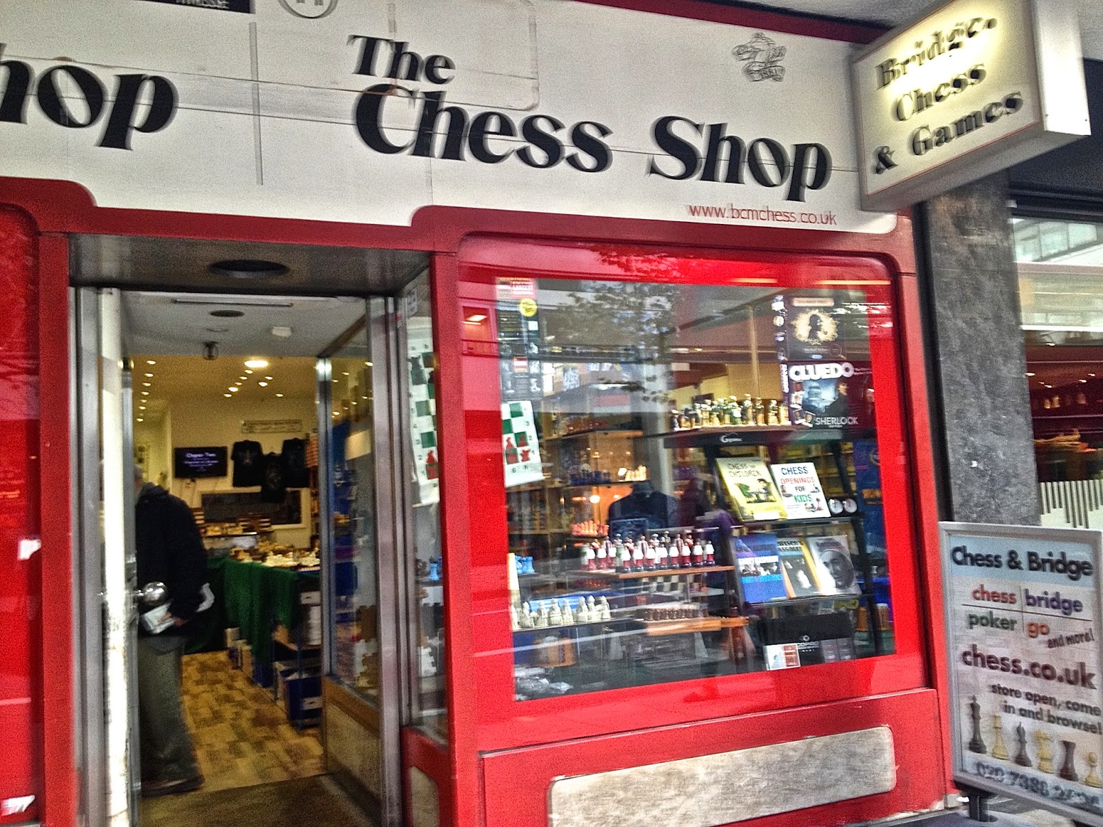 Travel with Angela Lansbury: Chess shop in London