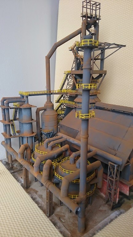 Custom N scale Steel mill | Model Train Forum