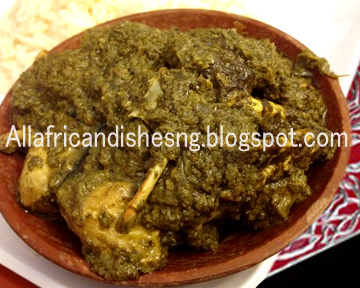 ALL AFRICAN DISHES: LIBERIAN CASSAVA LEAF SOUP