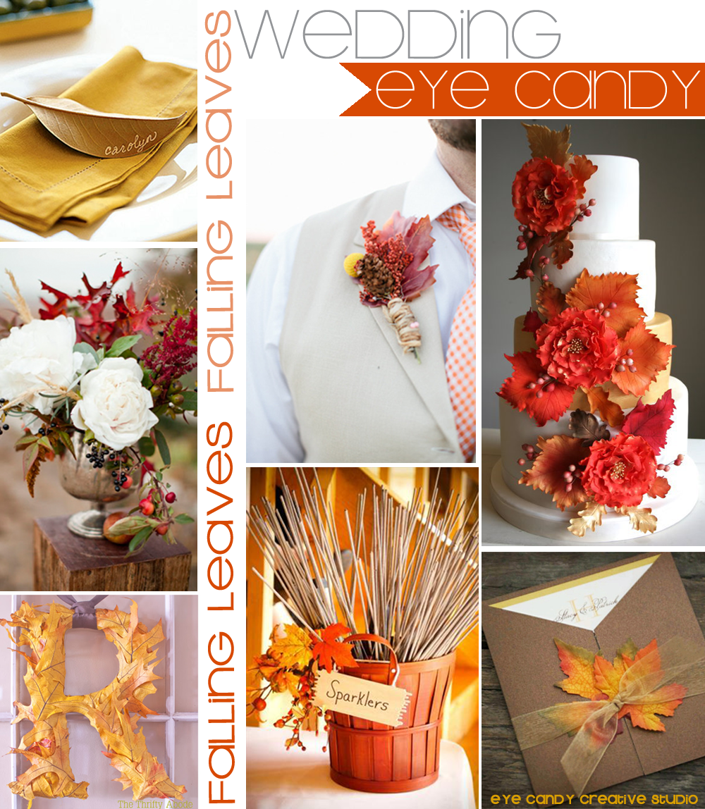Eye Candy Creative Studio: WEDDING :: Falling leaves inspiration board