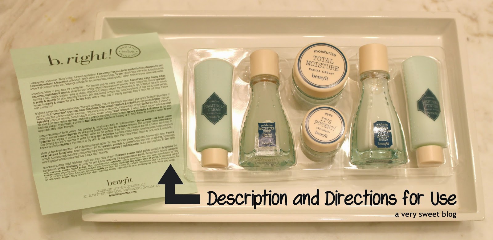 Benefit b.right! Radiant Skincare 6 Piece Intro Kit Review & Giveaway ...