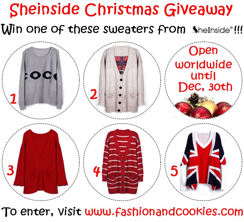 Sheinside Christmas Giveaway | Fashion and Cookies - fashion and beauty ...