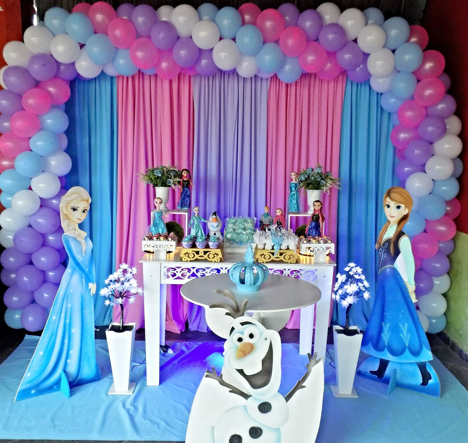 Colore Colorê: Frozen pocket azul, rosa e lilás